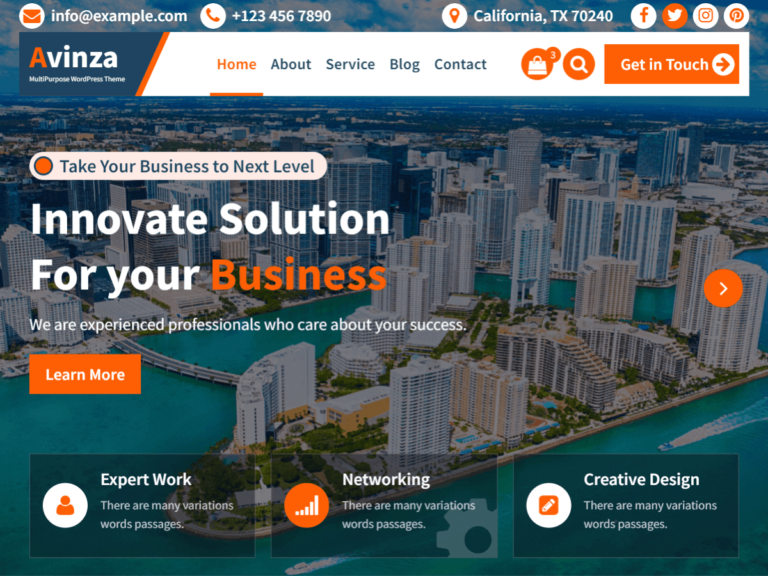 Avinza Pro – Themes Daddy